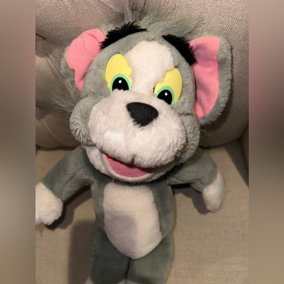 Mattel | Toys | Tom Jerry Cartoons Vintage Tom Plush Toy Cat Animal 993 ...
